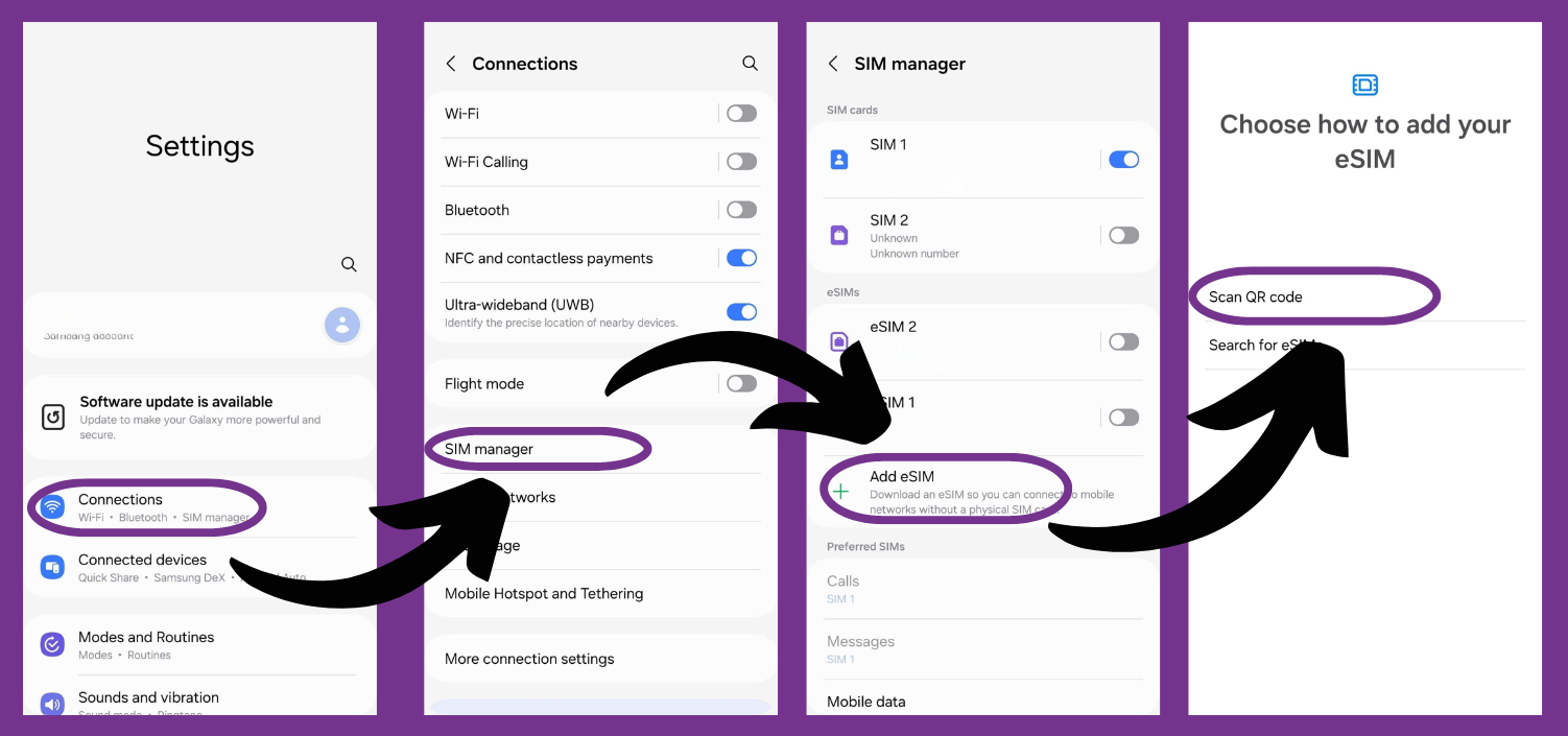 Future-Ready: How to Add eSIM on Samsung Devices – AERO-E esim